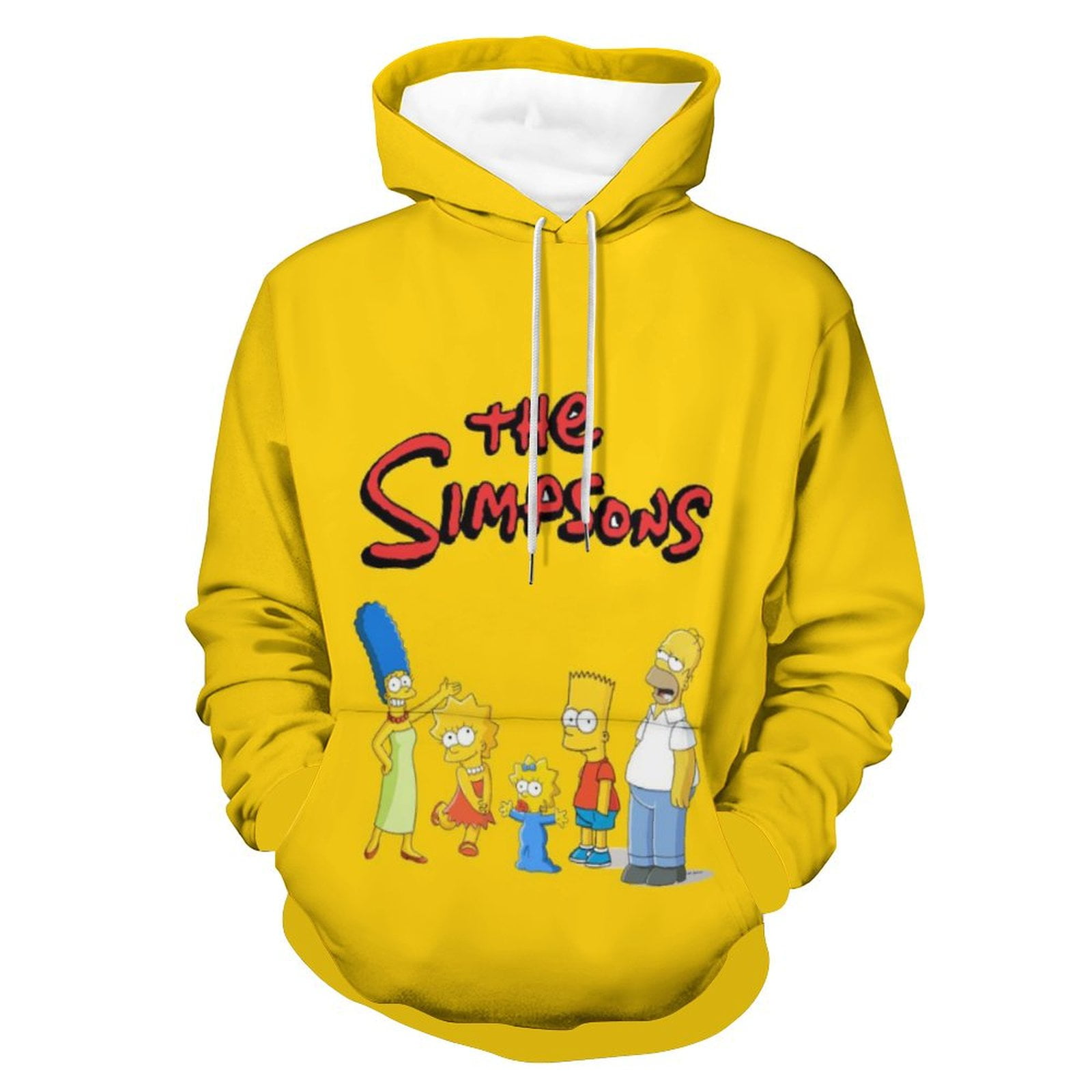 Animation The Simpsons Unisex Hoodies Sweatshirts Daily Pullover Hooded ...