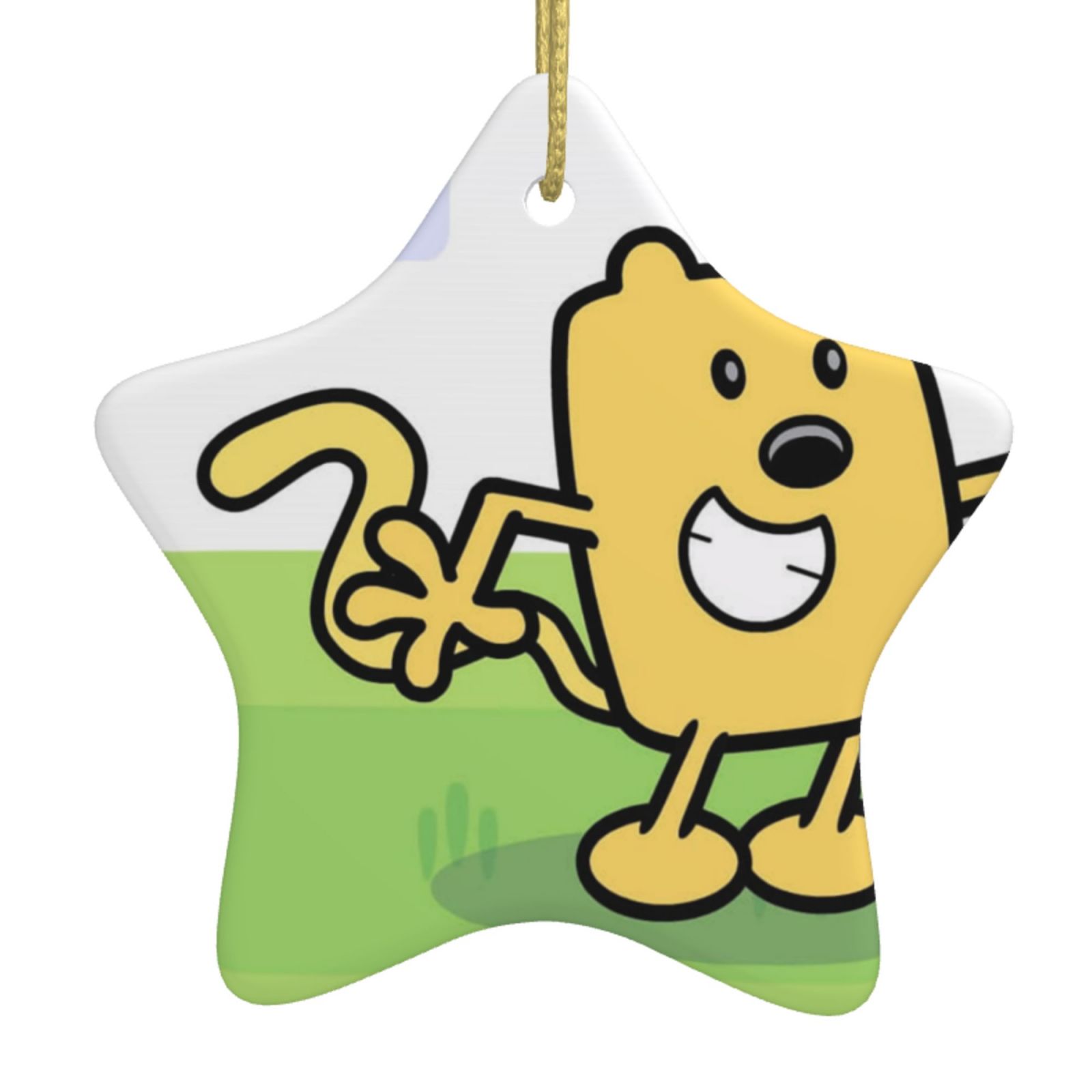 Animation Wow Wow Wubbzy Christmas Ornaments Ceramic Star Christmas ...