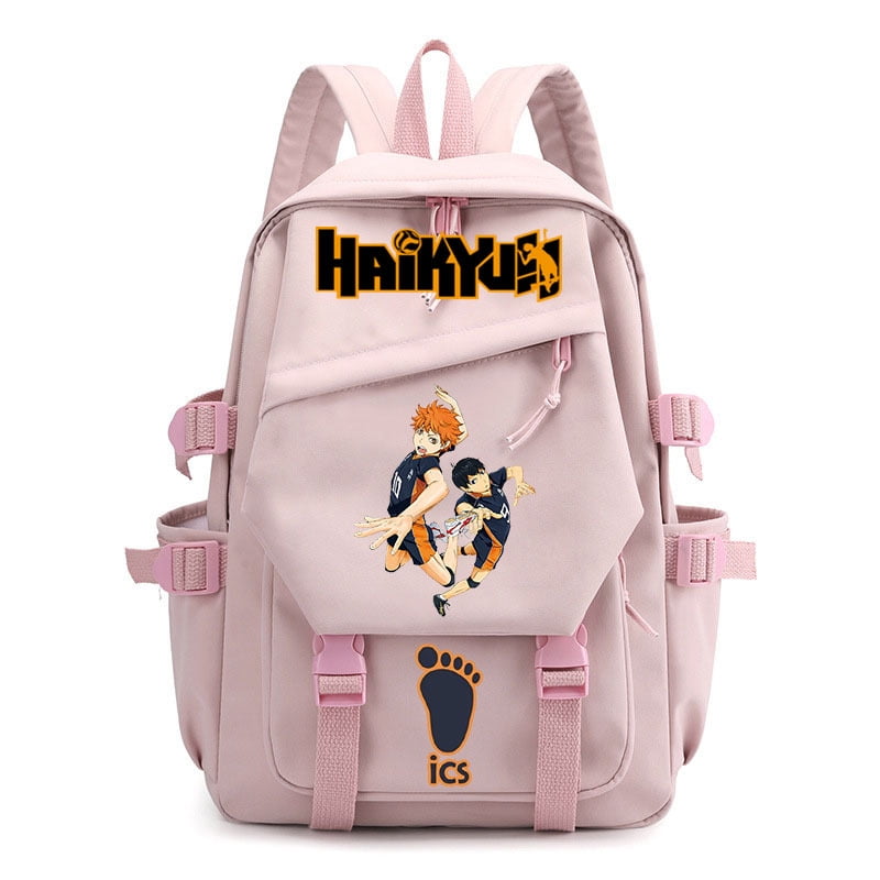 Haikyuu Anime Backpack – Versatile Large Capacity Double Shoulder Bag ...