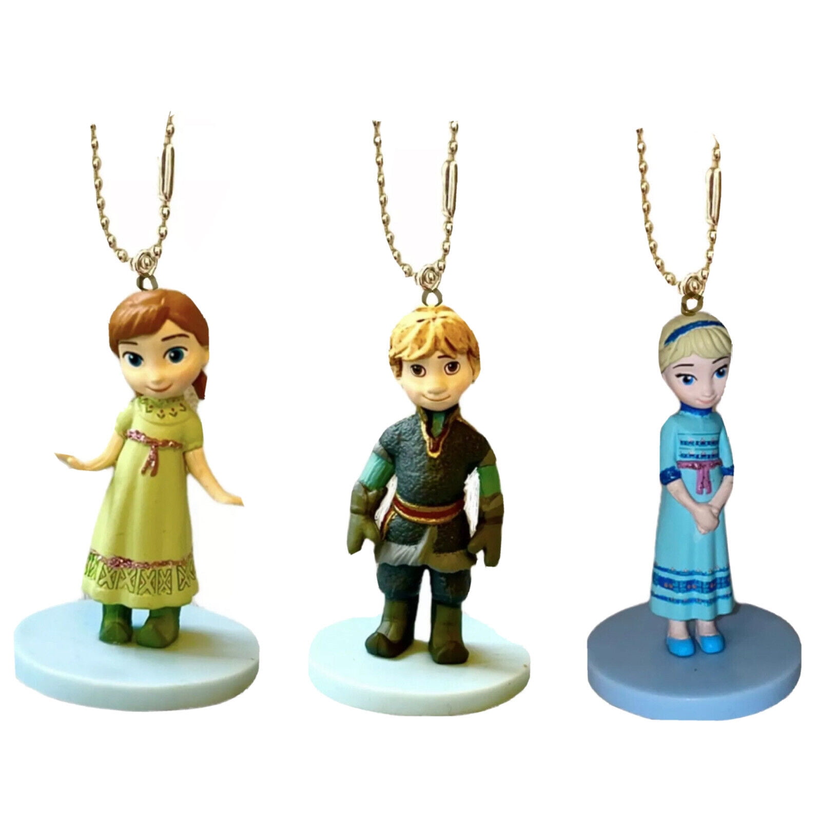 Animator Toddler Princess ANNA Elsa Kristoff PVC Keychain Dangler ...