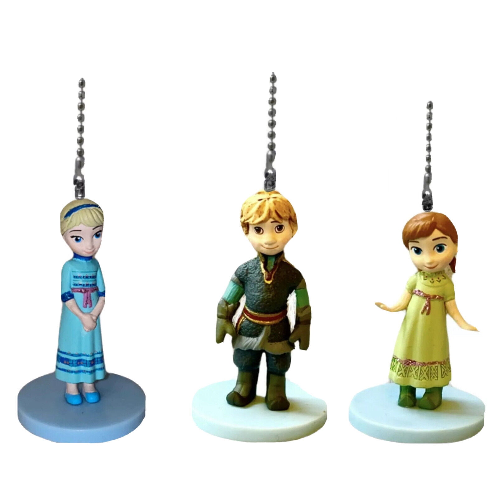 Animator Toddler Princess ANNA Elsa Kristoff Set PVC Fan Lamp Pull ...