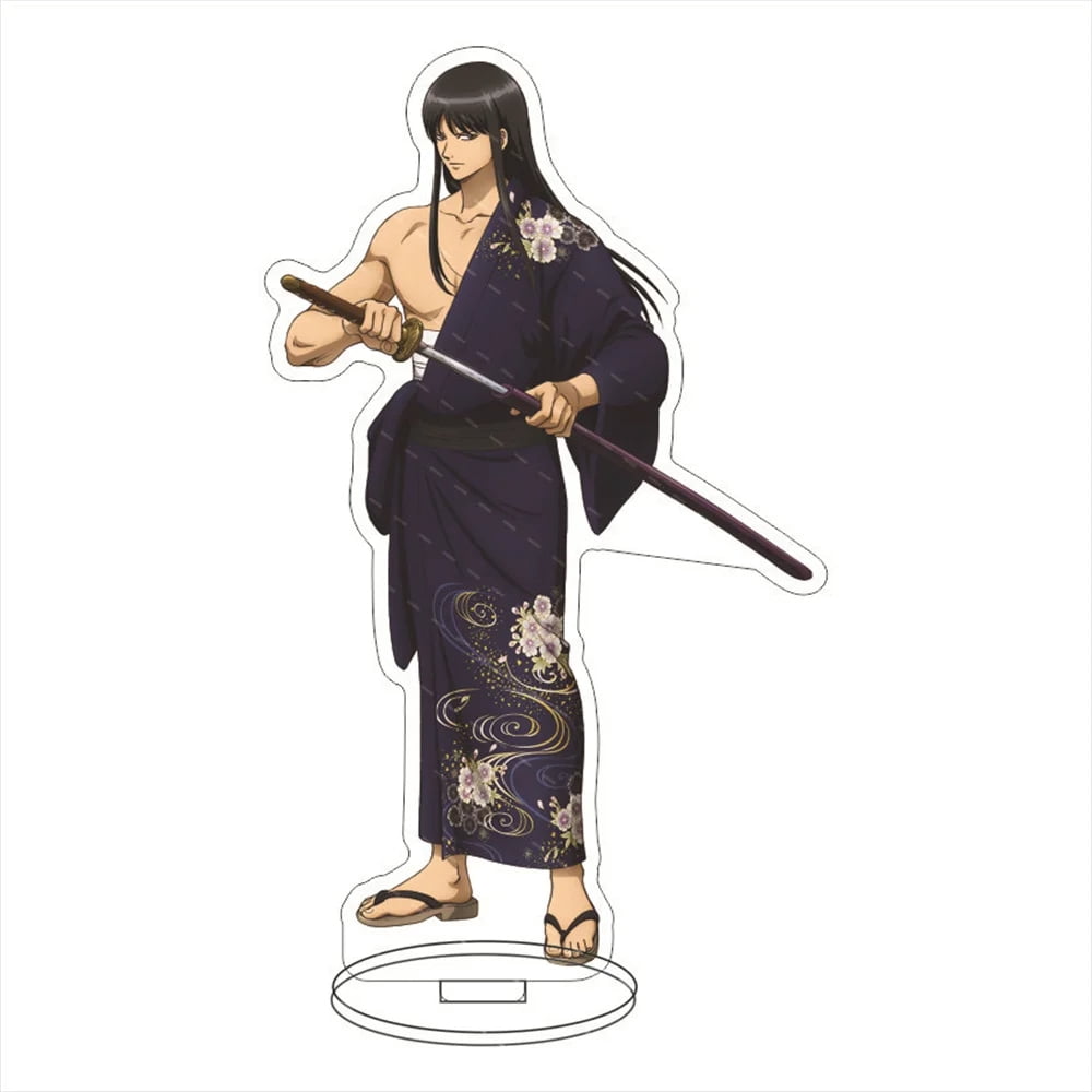 Anime 15CM Figure Acrylic Stand Model Plate Cosplay Decoration GINTAMA ...