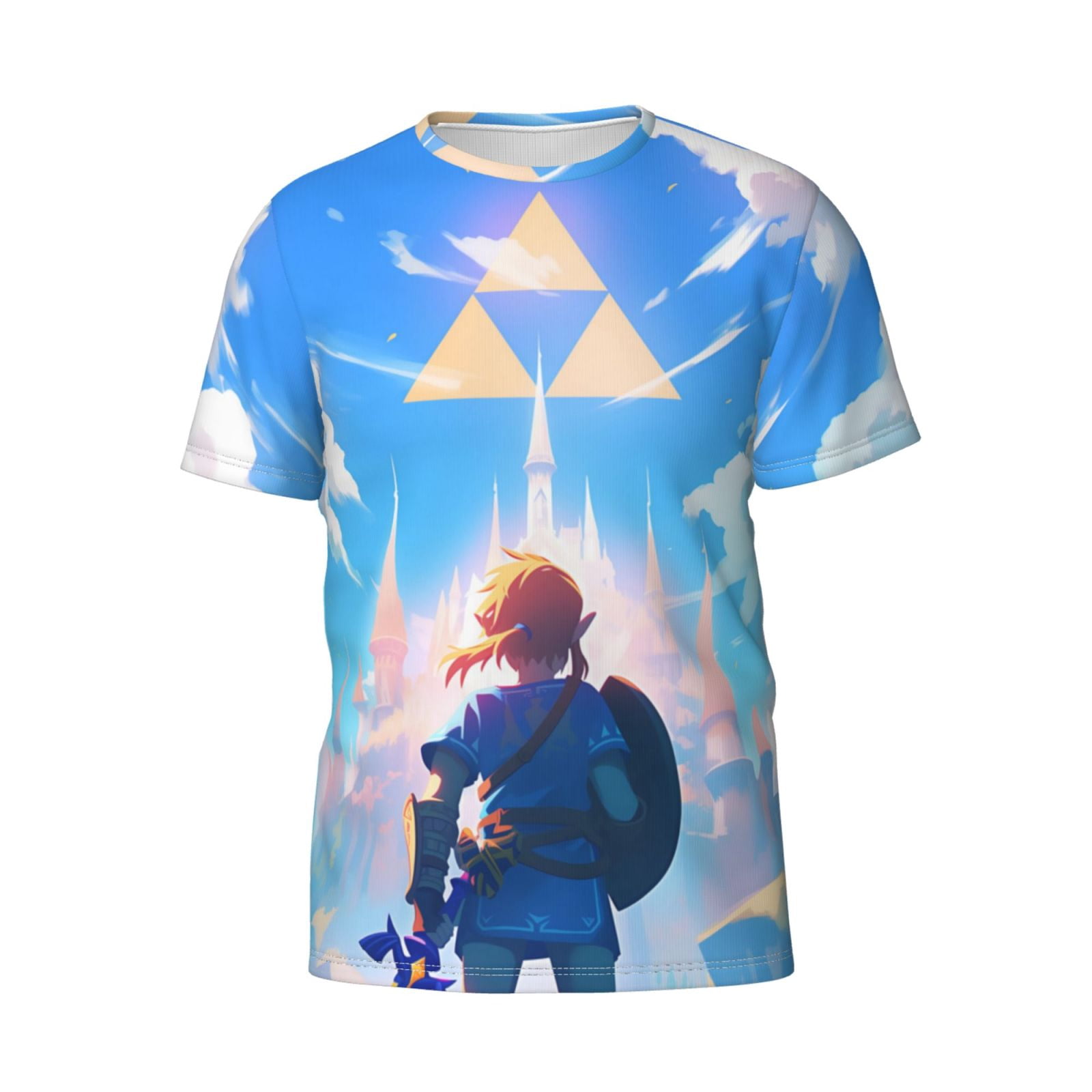 Anime 3d Graphic Mens Womens Short Sleeve Crew T-Shirt The Legend of ...