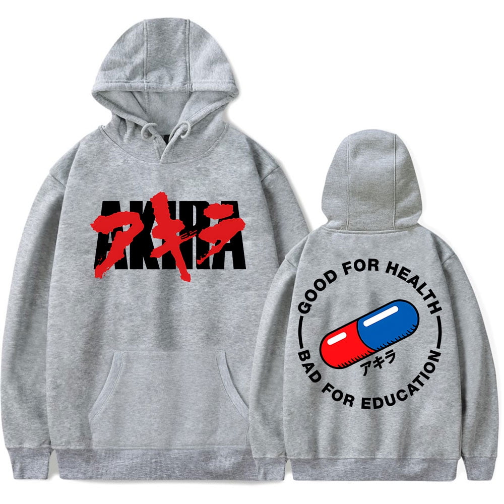 Anime AKIRA Good for Health Bad for Education Men/Women Hoodies ...