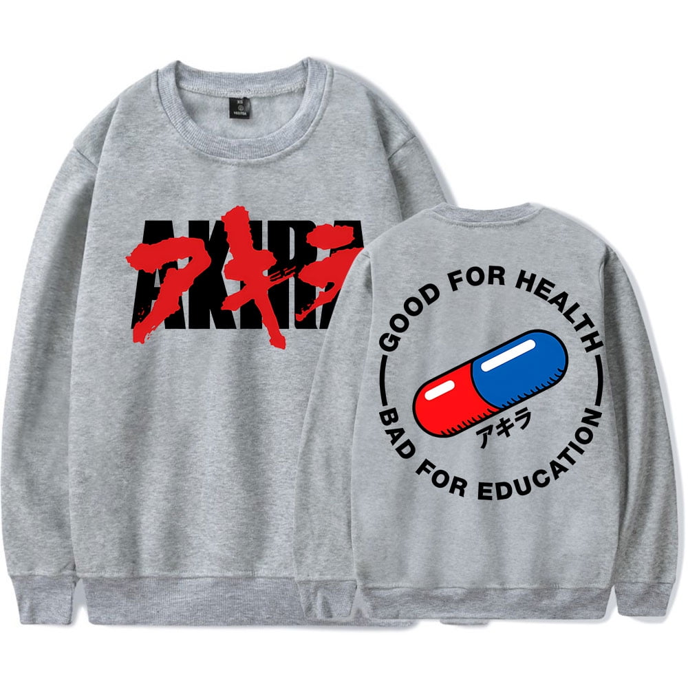 Anime AKIRA Good for Health Bad for Education Men/Women Long Sleeve ...