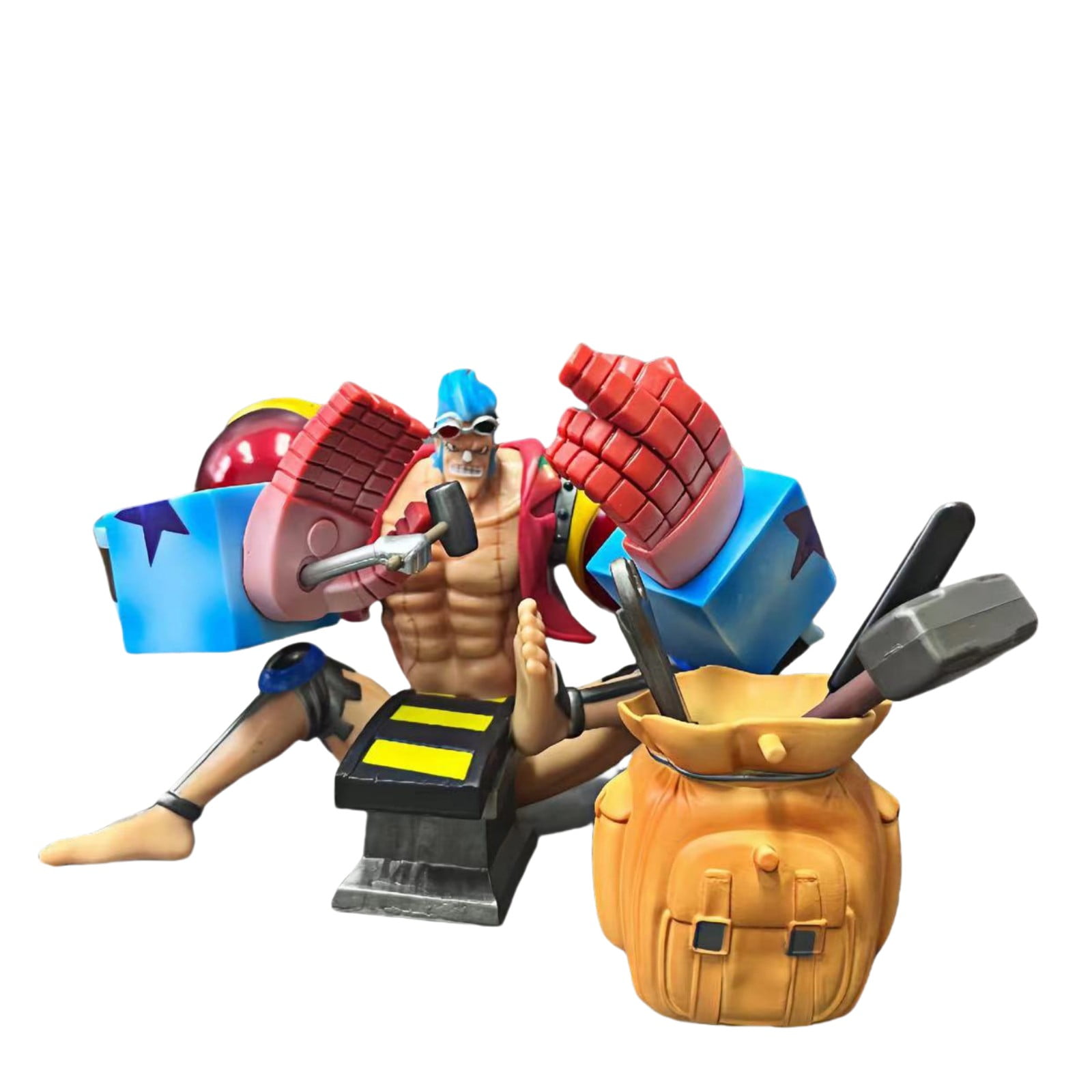 Anime Action Figure FRANKY Figure Statue PVC Handmade Collection Model ...