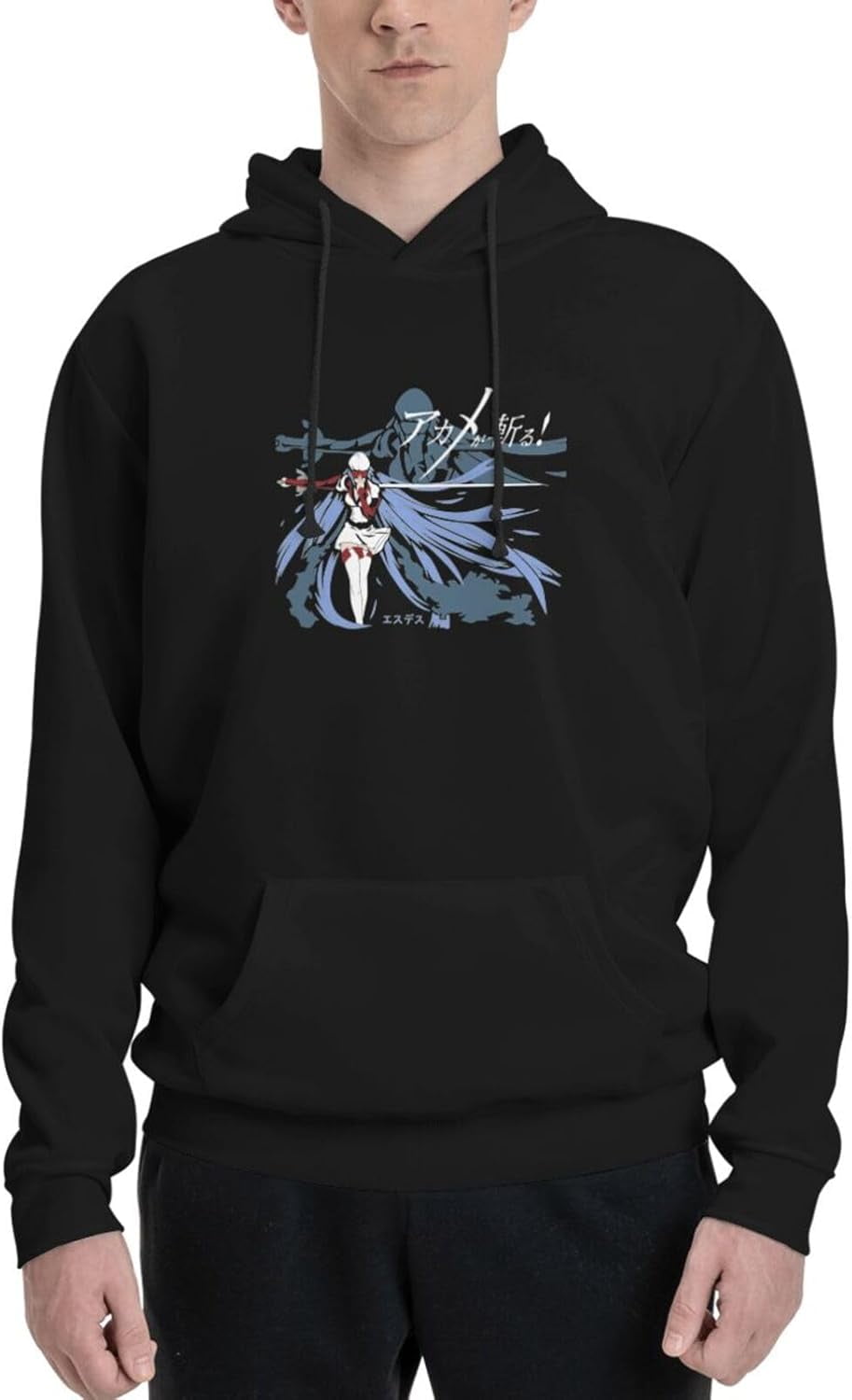 Anime Akame Ga Kill Esdeath Hoodie Men's Casual Sweatshirt Long Sleeve ...