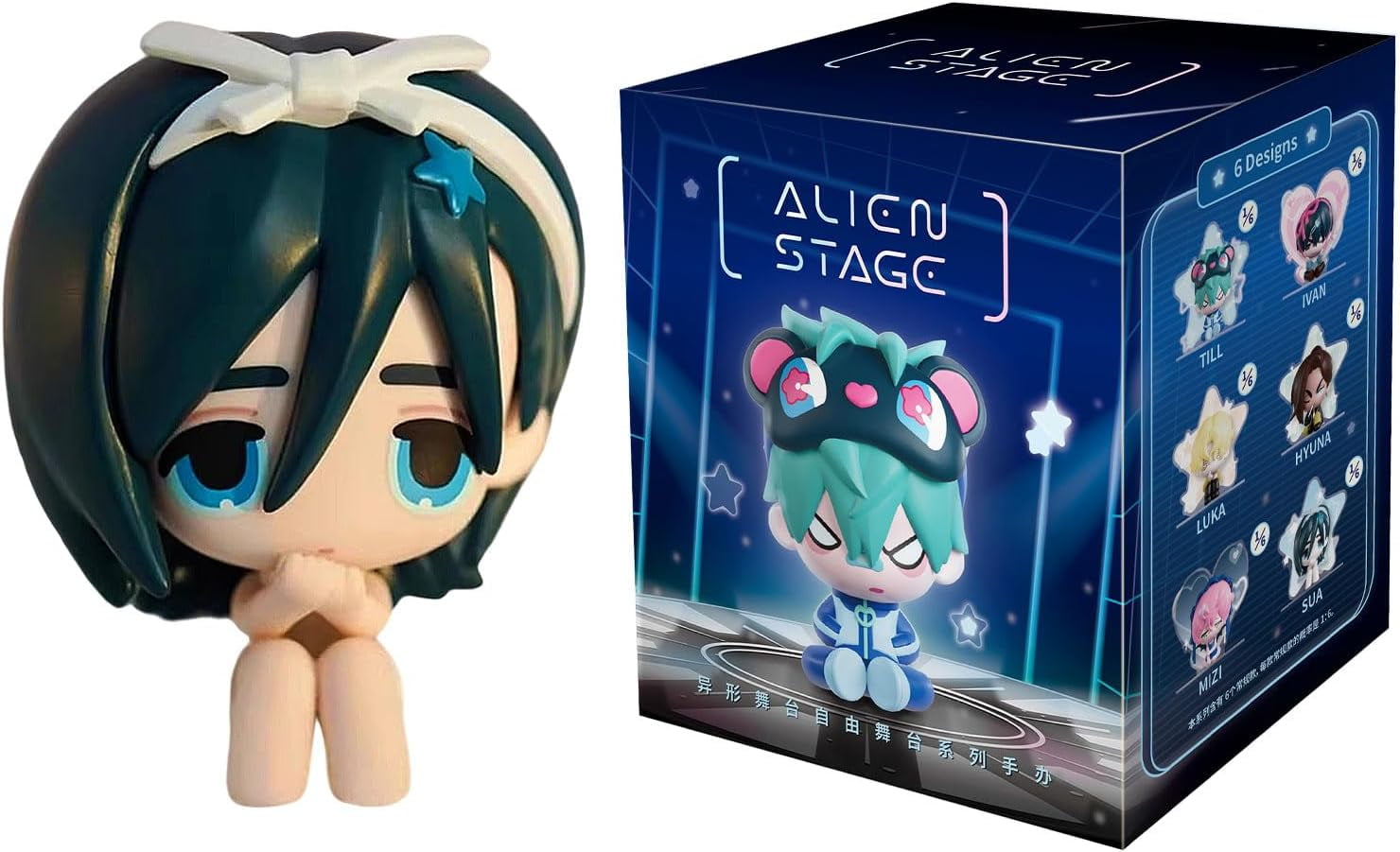 Anime Alien Stage Action Figure Blind Box Series Mizi SUA Ivan Till ...