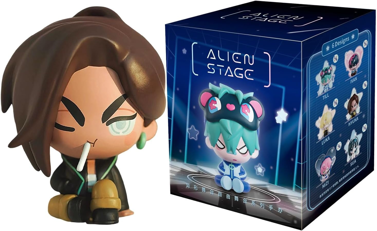 Anime Alien Stage Action Figure Blind Box Series Mizi SUA Ivan Till ...