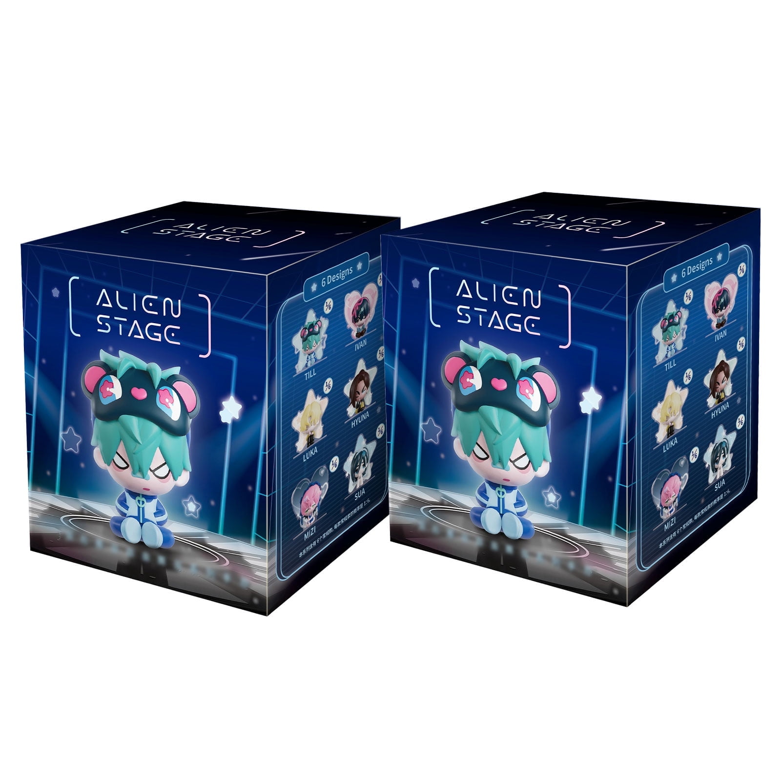 Anime Alien Stage Action Figure Blind Box Series Mizi SUA Ivan Till ...