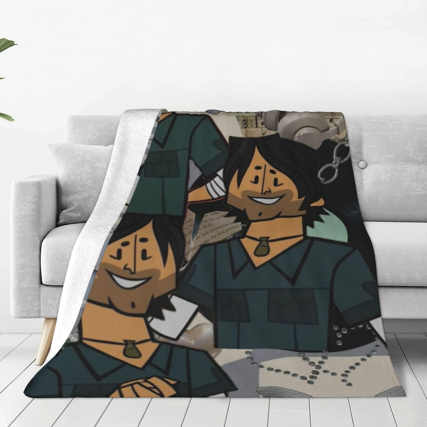 Anime Animation Blanket Total Animation Drama-Island Totalmed Soft ...