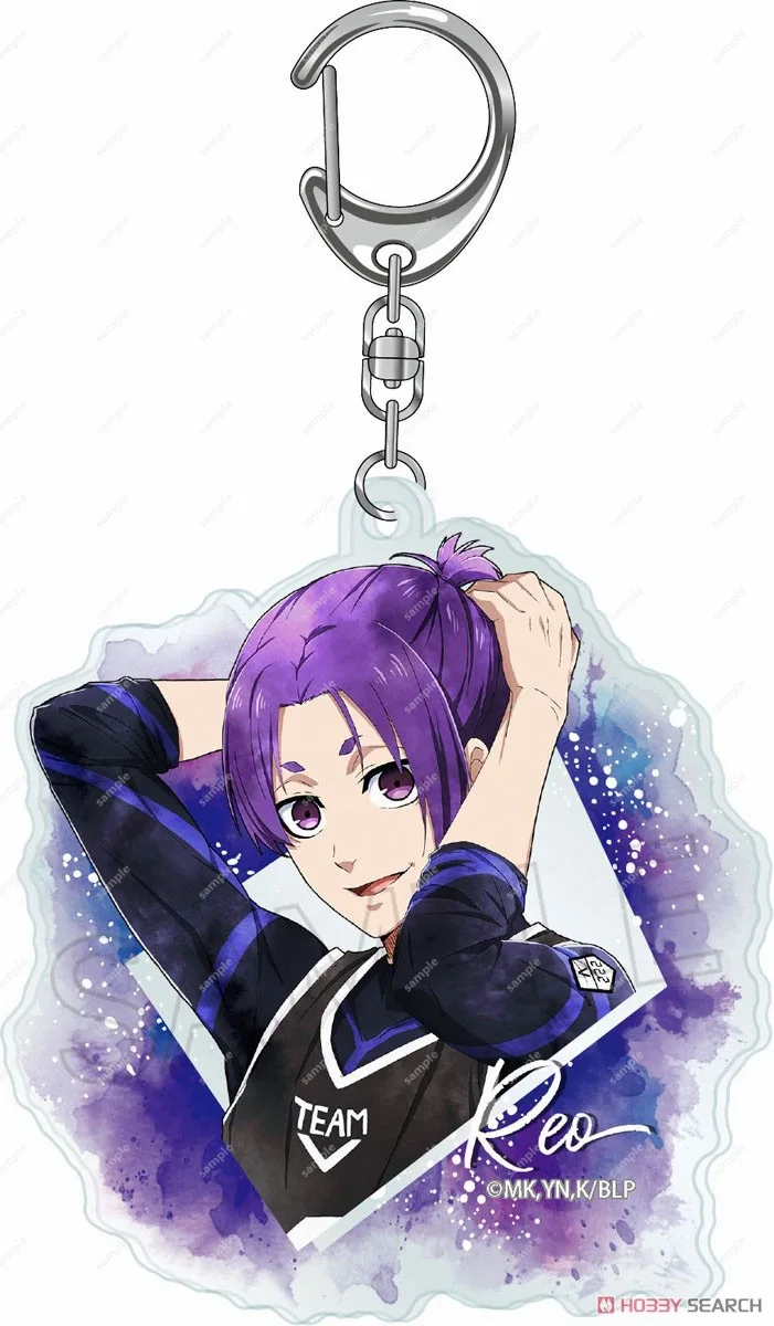 Anime Animation Blue Prison Key Chain Acrylic Character Isagi Yoichi ...