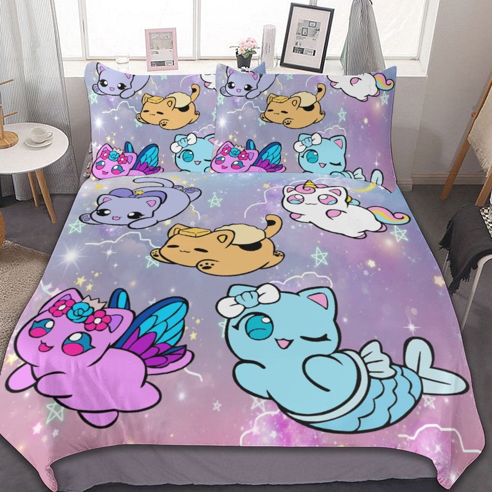 Anime Aphmau Duvet Cover Set 3d Printed Lightweight And Comfortable