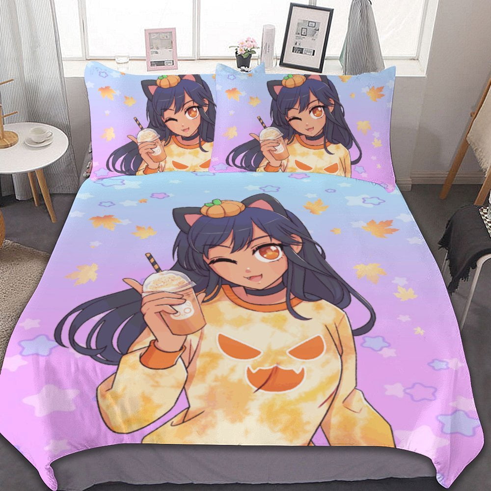 Anime Aphmau Duvet Cover Set 3d Printed Lightweight And Comfortable