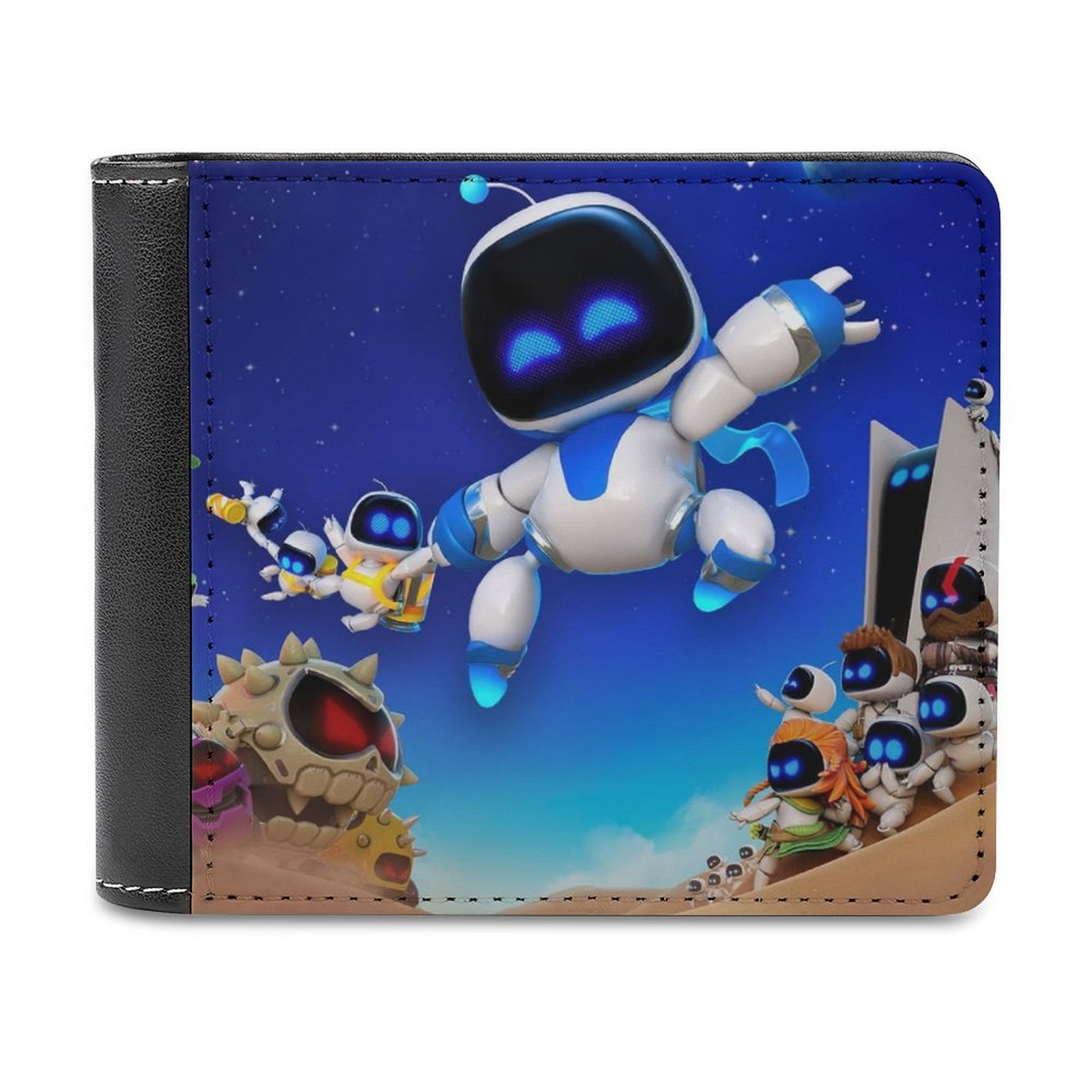 Anime AstroBot Bifold Wallet with Card Slots Currency and Hidden ...
