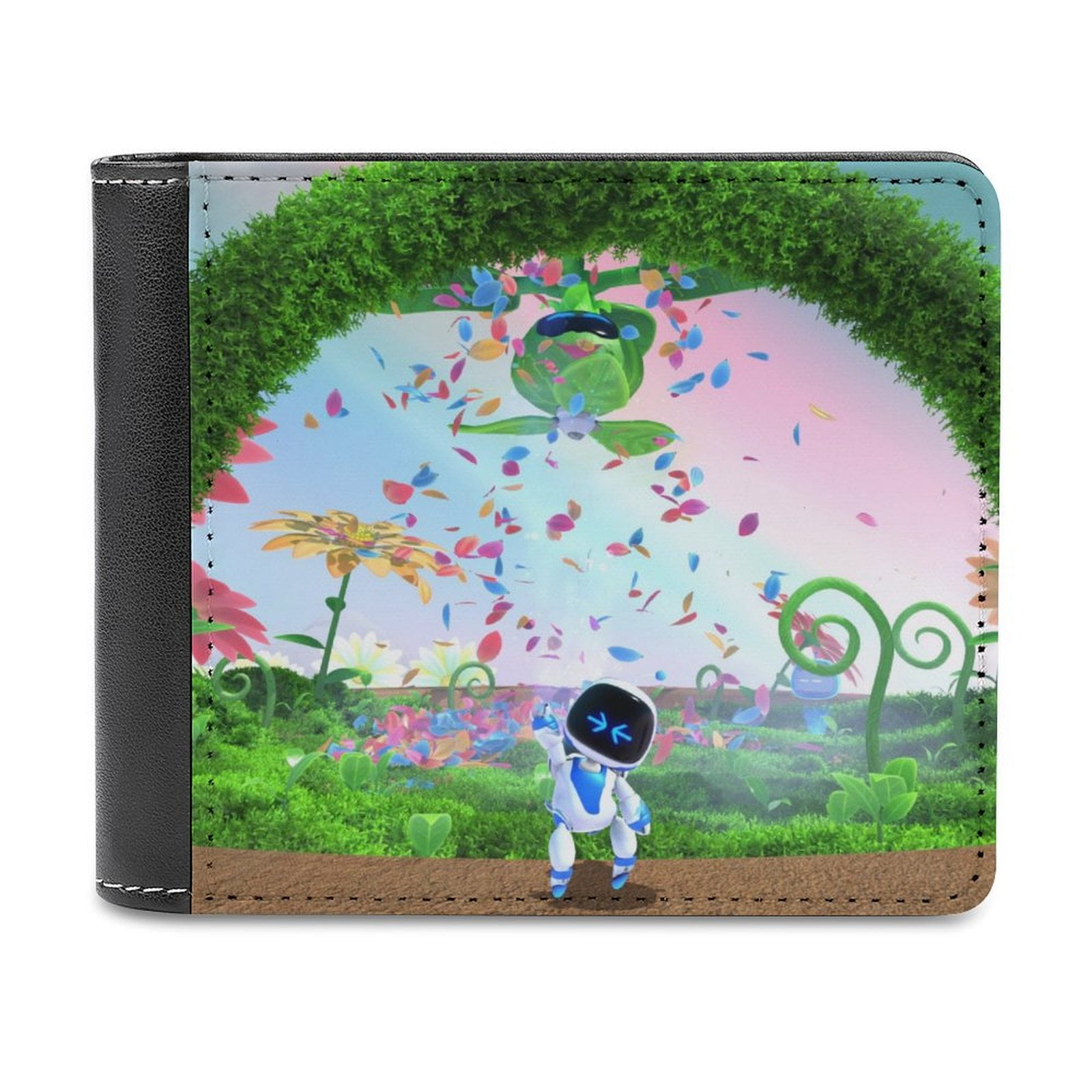 Anime AstroBot Bifold Wallet with Card Slots Currency and Hidden ...