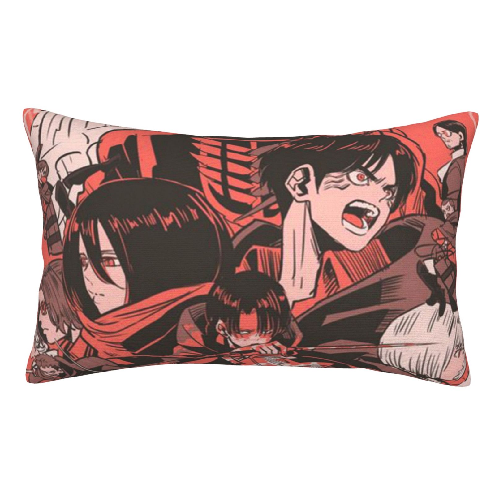 Anime Attack On Titan Pillow Case Cushion Pillow Covers With Hidden ...