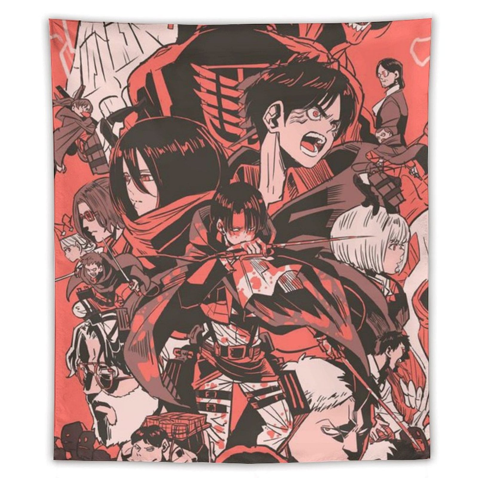 Anime Attack On Titan Tapestry Luxury Wall Hanging Tapestries Decor ...
