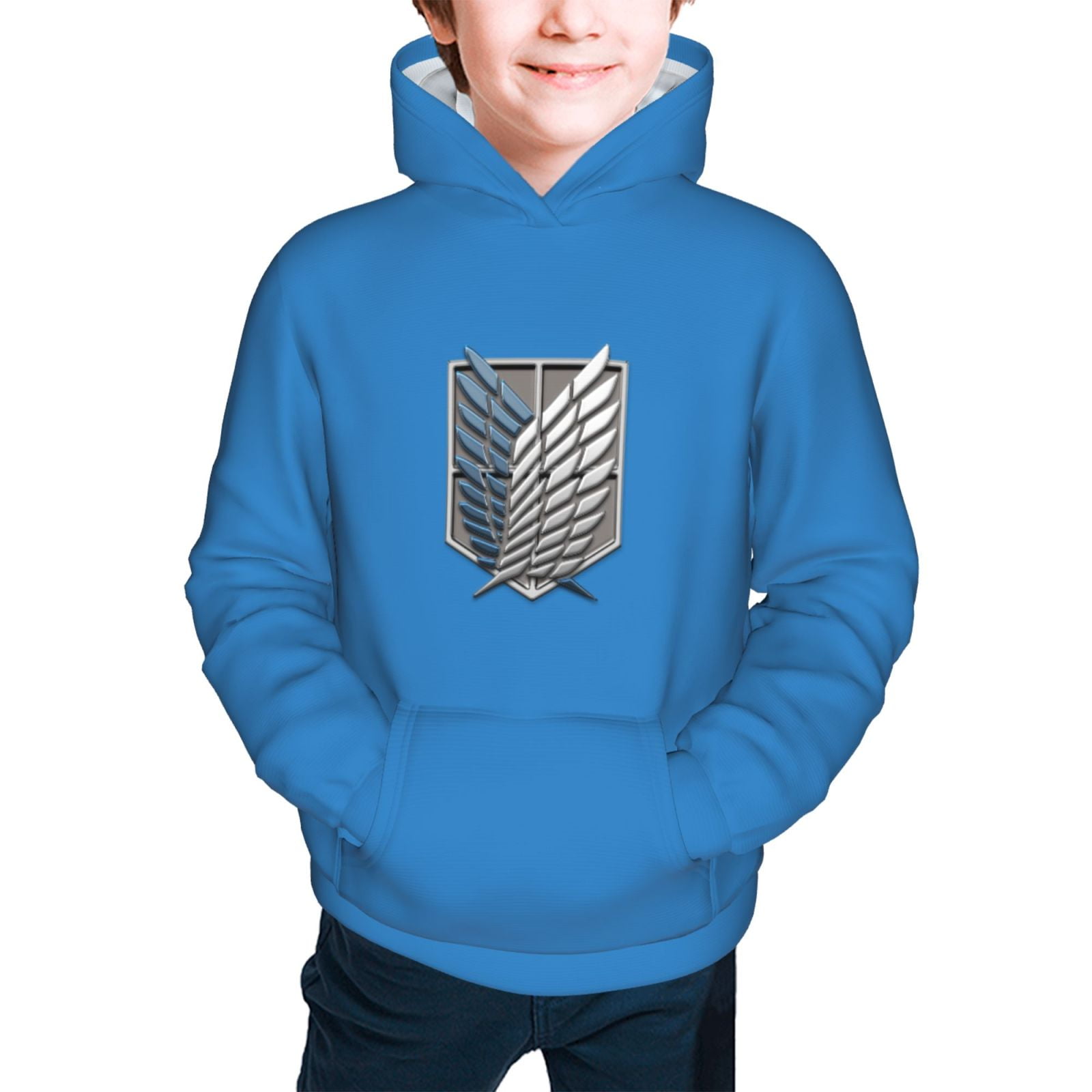 Anime Attack On Titan Unisex Children Hooded Sweater, Colorful Hat Rope ...