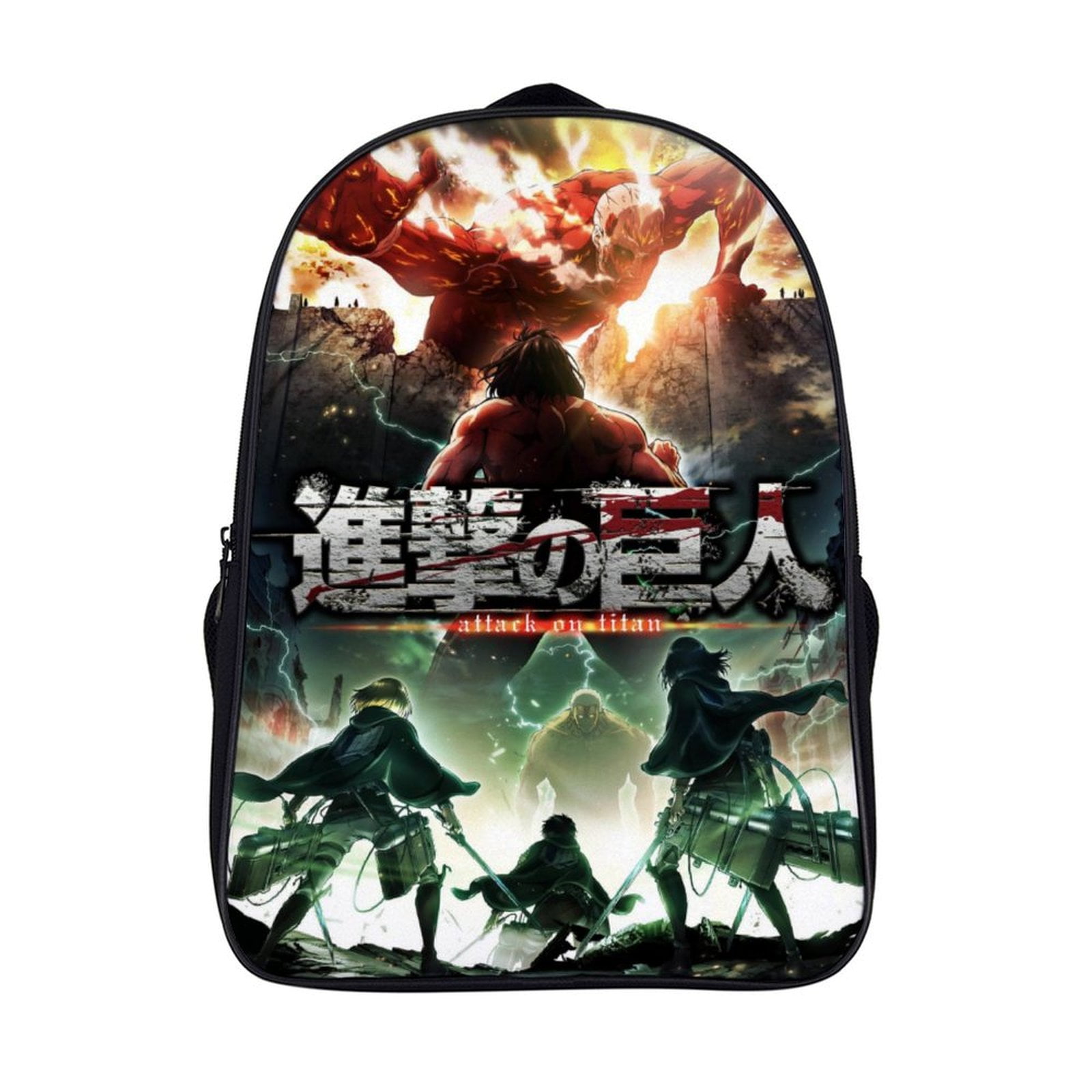 Anime Attack on Titan 16-inch Dual-compartment Backpack. A Simple ...