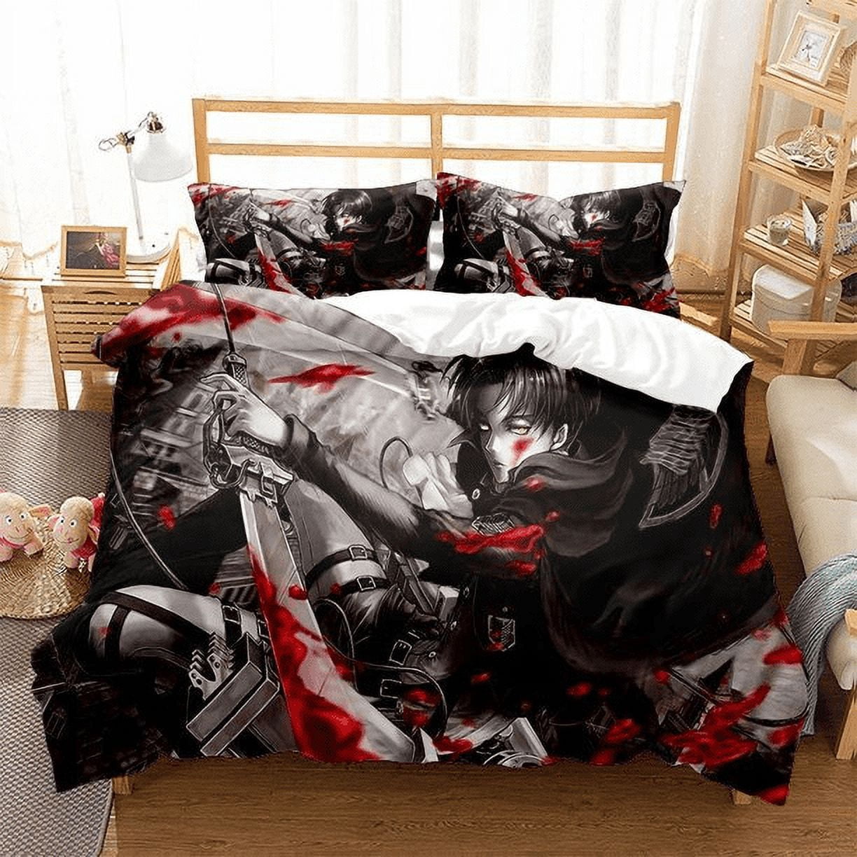 Anime Attack on Titan Full Size Comforter Bedding Set for Women Men ...