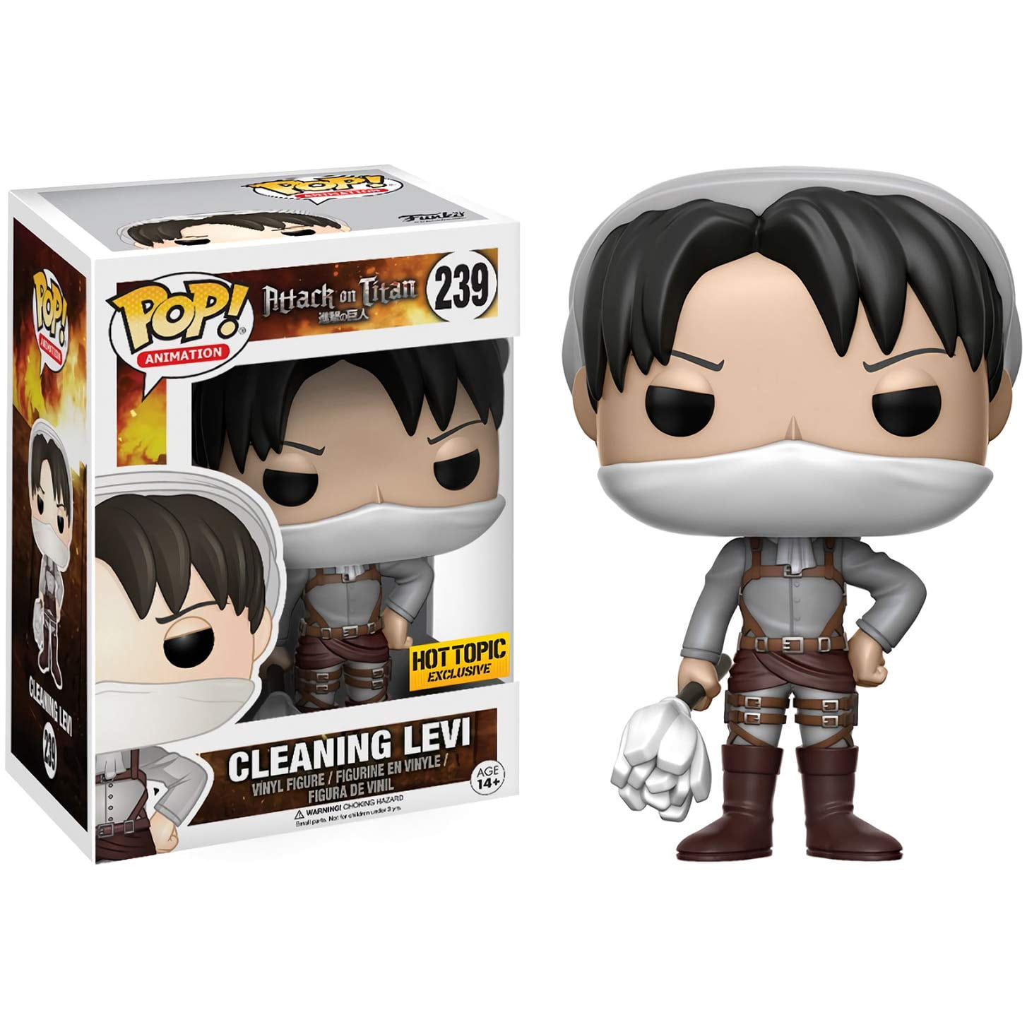 Anime Attack on Titan Levi Ackerman Figure Realistic Figures Character ...