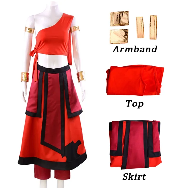 Anime Avatar:the Last Airbender Zuko Aang Katara Cosplay Costume Suits
