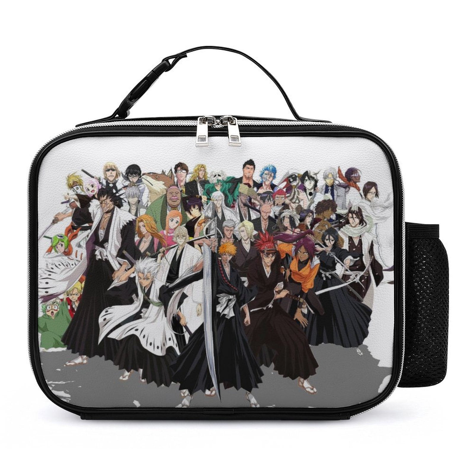 Anime BLE-ACH Portable Leather Insulated Lunch Bag, Bento Bag Lunch ...
