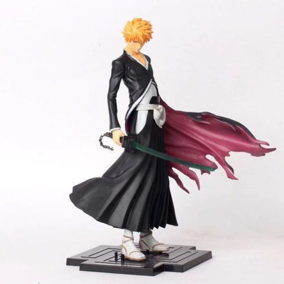 Anime BLEACH Figure 21CM Kurosaki Ichigo Action Figures Pvc Statue ...