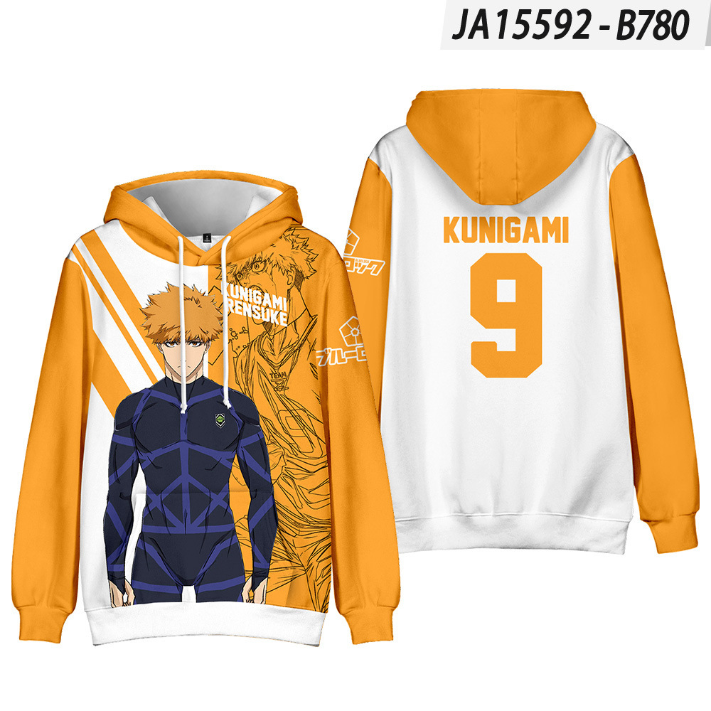 Anime BLUE LOCK 3D Printed Hoodie Sweatshirt Casual Long Sleeve ...