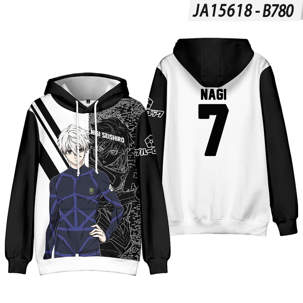 Anime BLUE LOCK 3D Printed Hoodie Sweatshirt Casual Long Sleeve ...