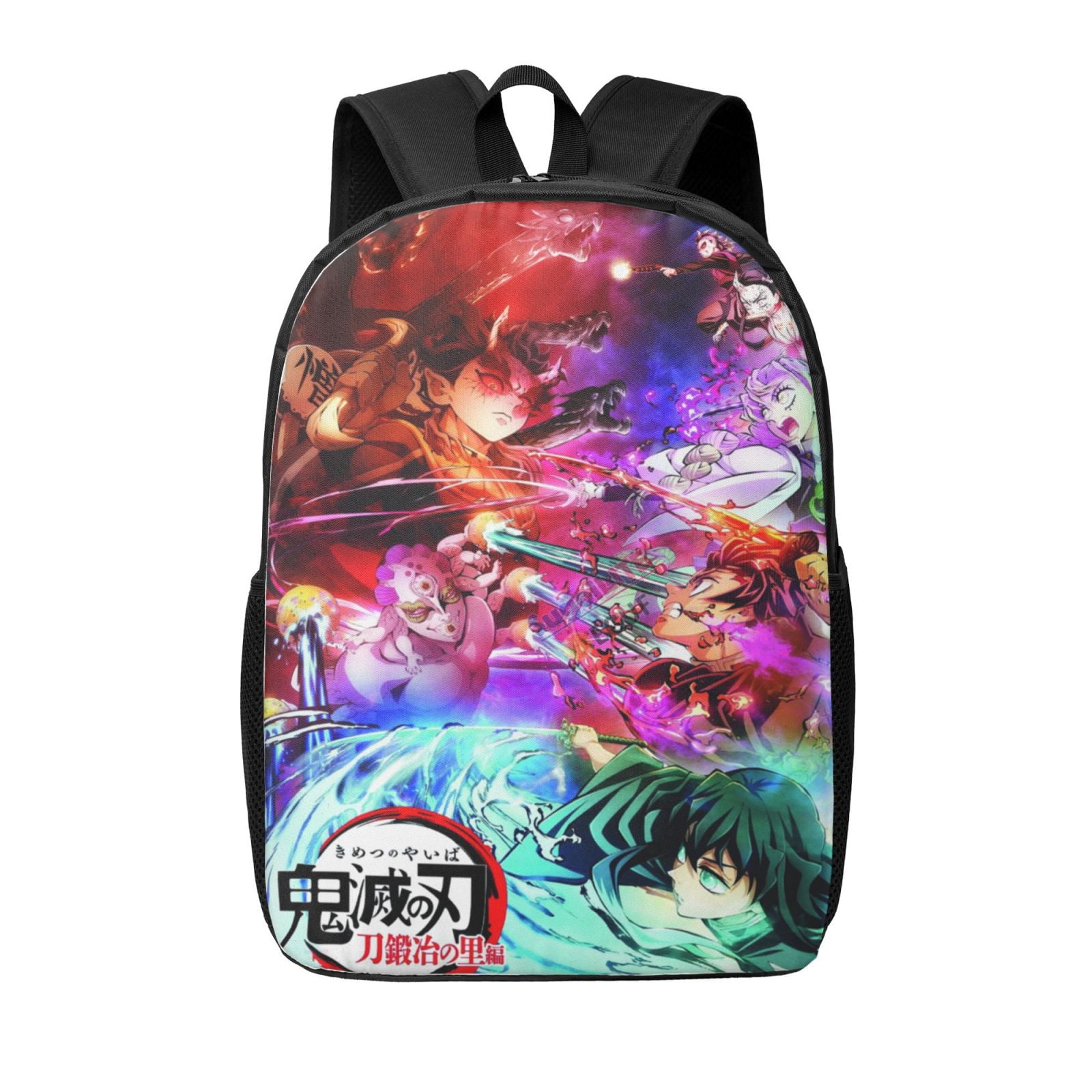 Anime Backpack Demon Slayer Backpacks Adjustable Shoulder strap Casual ...