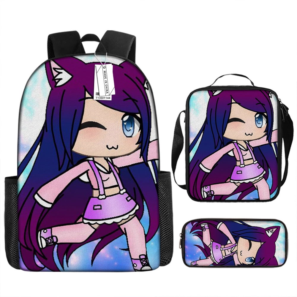 Anime Backpack Two-Dimensional Gacha Backpack Retro School Bag ...