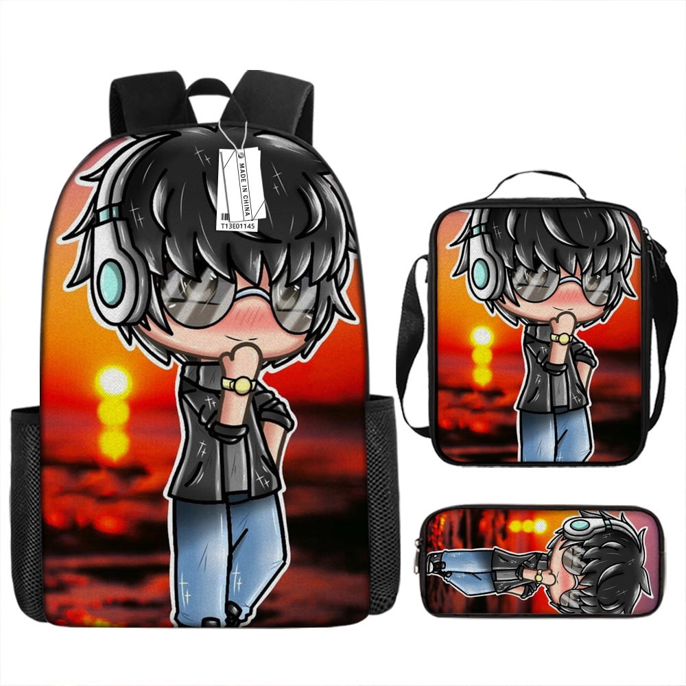 Anime Backpack Two-Dimensional Gacha Backpack Retro School Bag ...