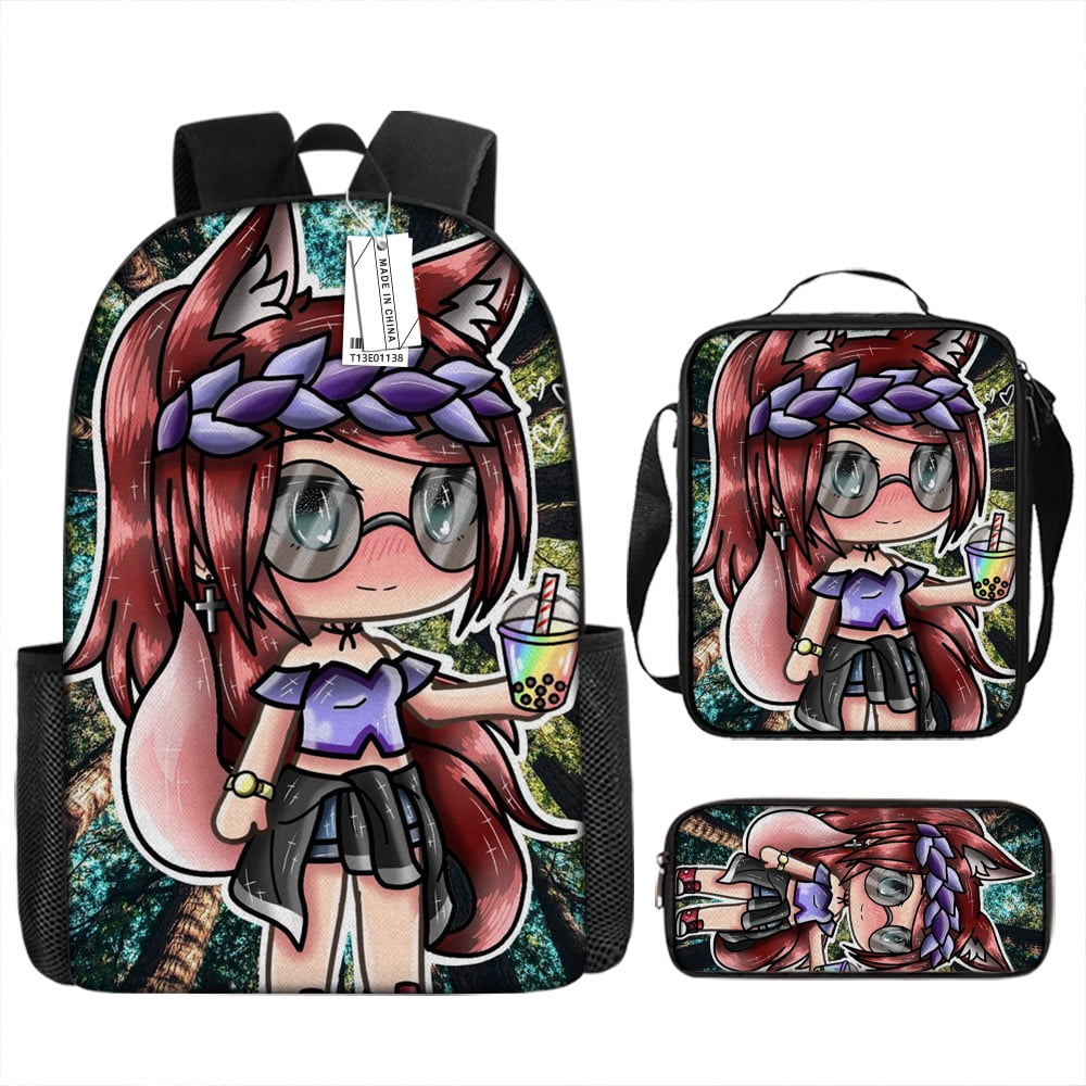 Anime Backpack Two-Dimensional Gacha Backpack Retro School Bag ...