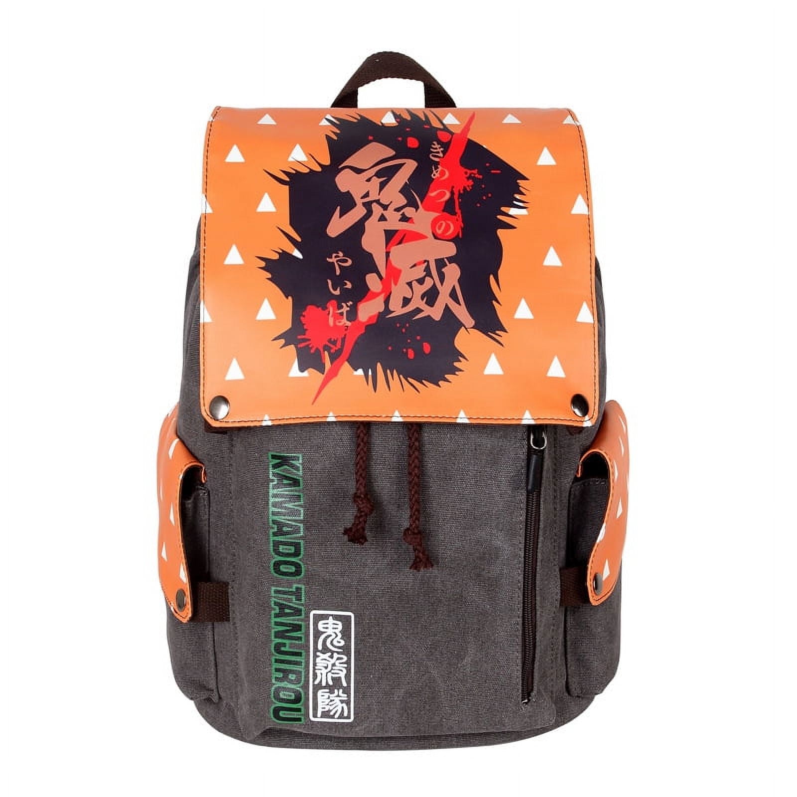 Anime Backpack for Teens Adults, Trendy Graphic Print Bookbag, Large ...