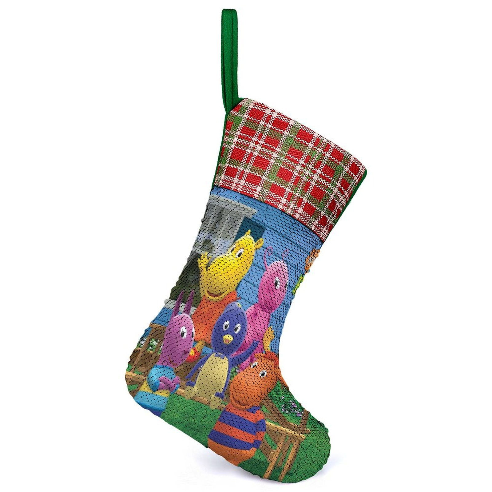 The Anime Backyardigans Christmas Stocking, Sequin Xmas Stocking, Merry ...