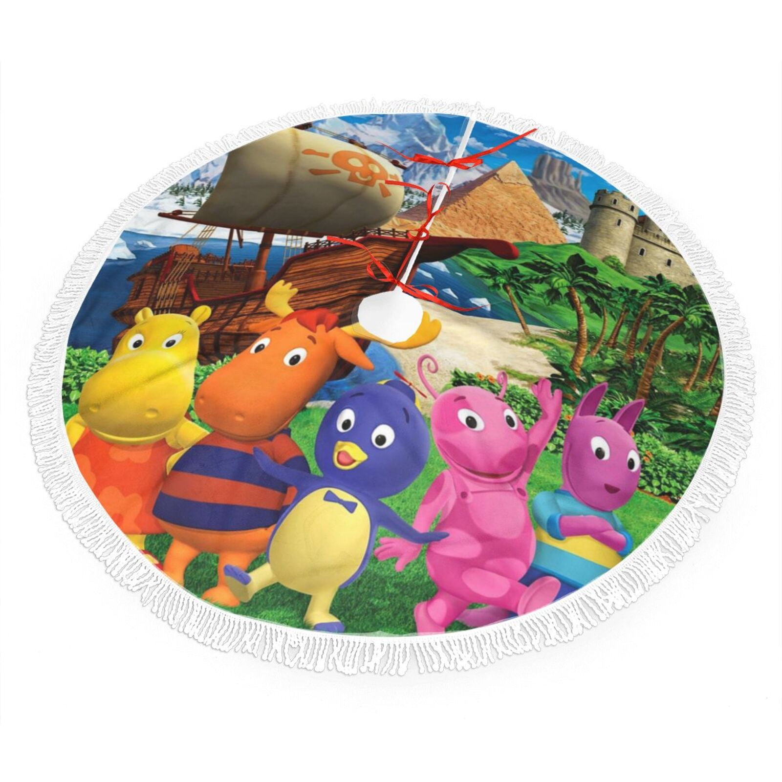 The Anime Backyardigans Christmas Tree Skirt, 36" Xmas Tree Skirts Mat ...
