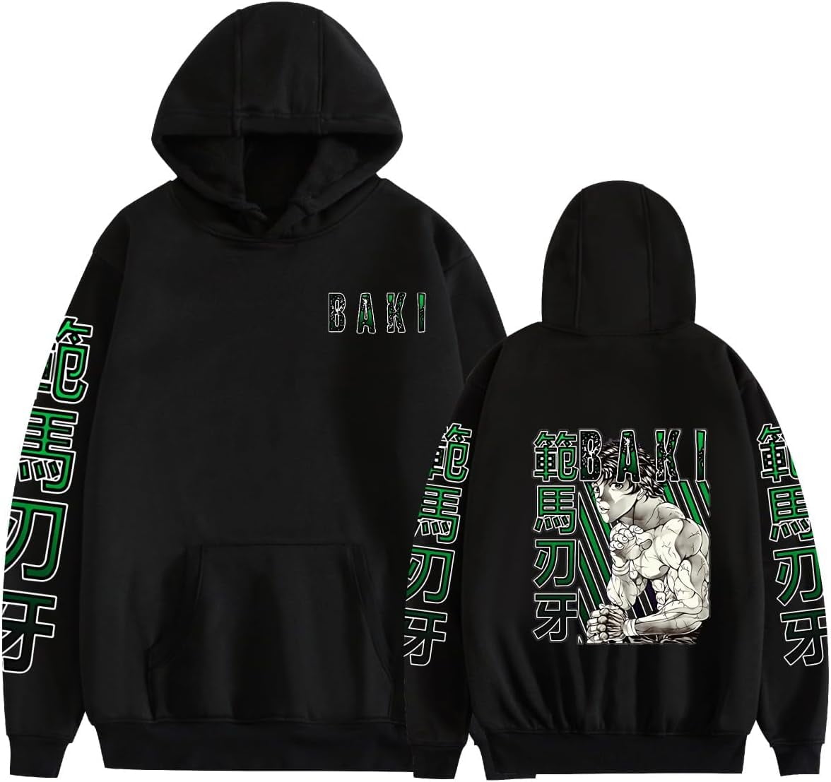 Anime Baki Hanma Yujiro Hoodie 3D Japanese Cosplay Sweatshirts Pullover ...