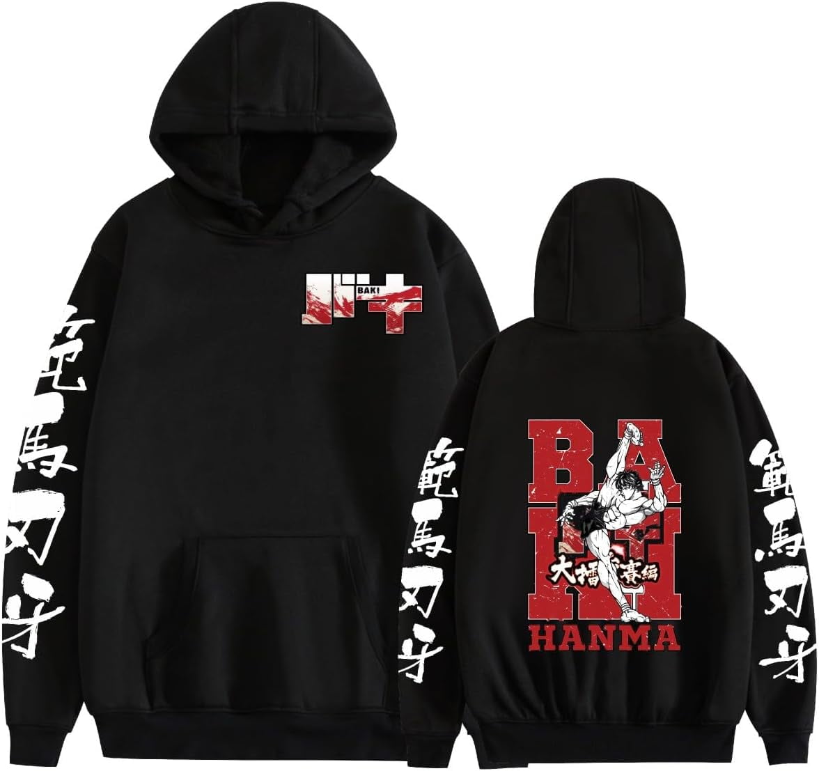 Anime Baki Hanma Yujiro Hoodie 3D Japanese Cosplay Sweatshirts Pullover ...