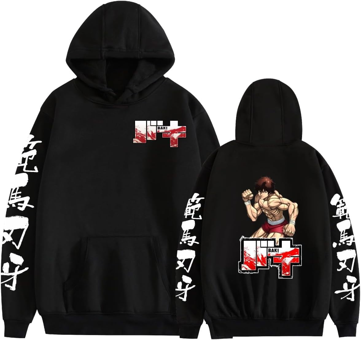 Anime Baki Hanma Yujiro Hoodie 3D Japanese Cosplay Sweatshirts Pullover ...