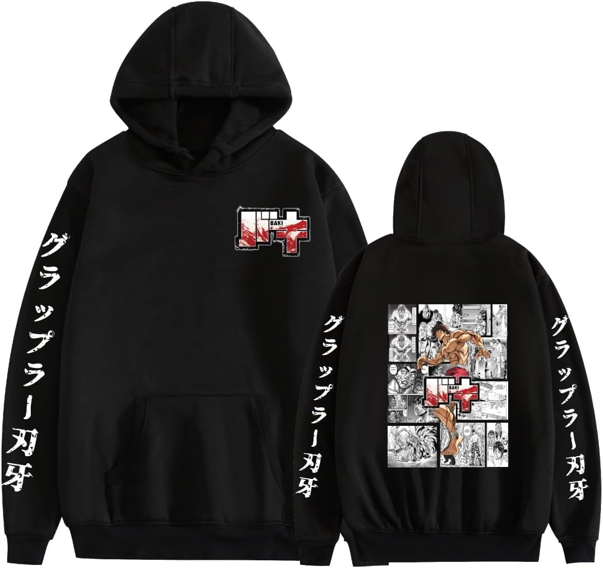 Anime Baki Hanma Yujiro Hoodie 3D Japanese Cosplay Sweatshirts Pullover ...