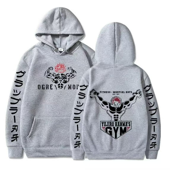 Anime Baki Hanma Yujiro Sense Of Potency Hoodie Sweatshirt Men Hip Hop ...