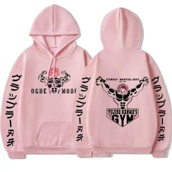 Anime Baki Hanma Yujiro Sense Of Potency Hoodie Sweatshirt Men Hip Hop ...