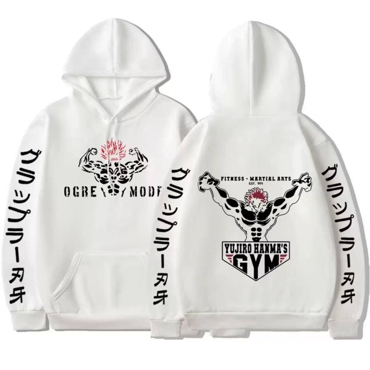 Anime Baki Hanma Yujiro Sense Of Potency Hoodie Sweatshirt Men Hip Hop ...