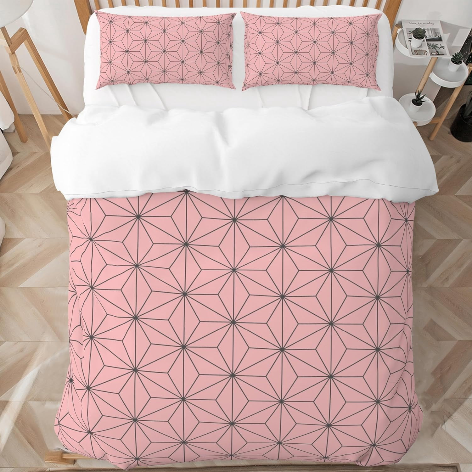 Anime Bedding Set, 3-Piece Anime Duvet Cover Full Size Ultra Soft ...