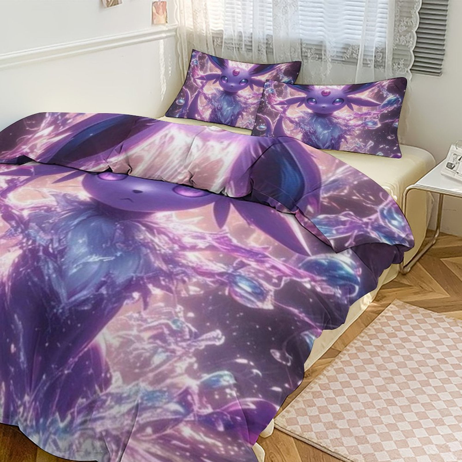 Anime Bedding Set Queen Size Bedding Sets for Room Decor - Walmart.com