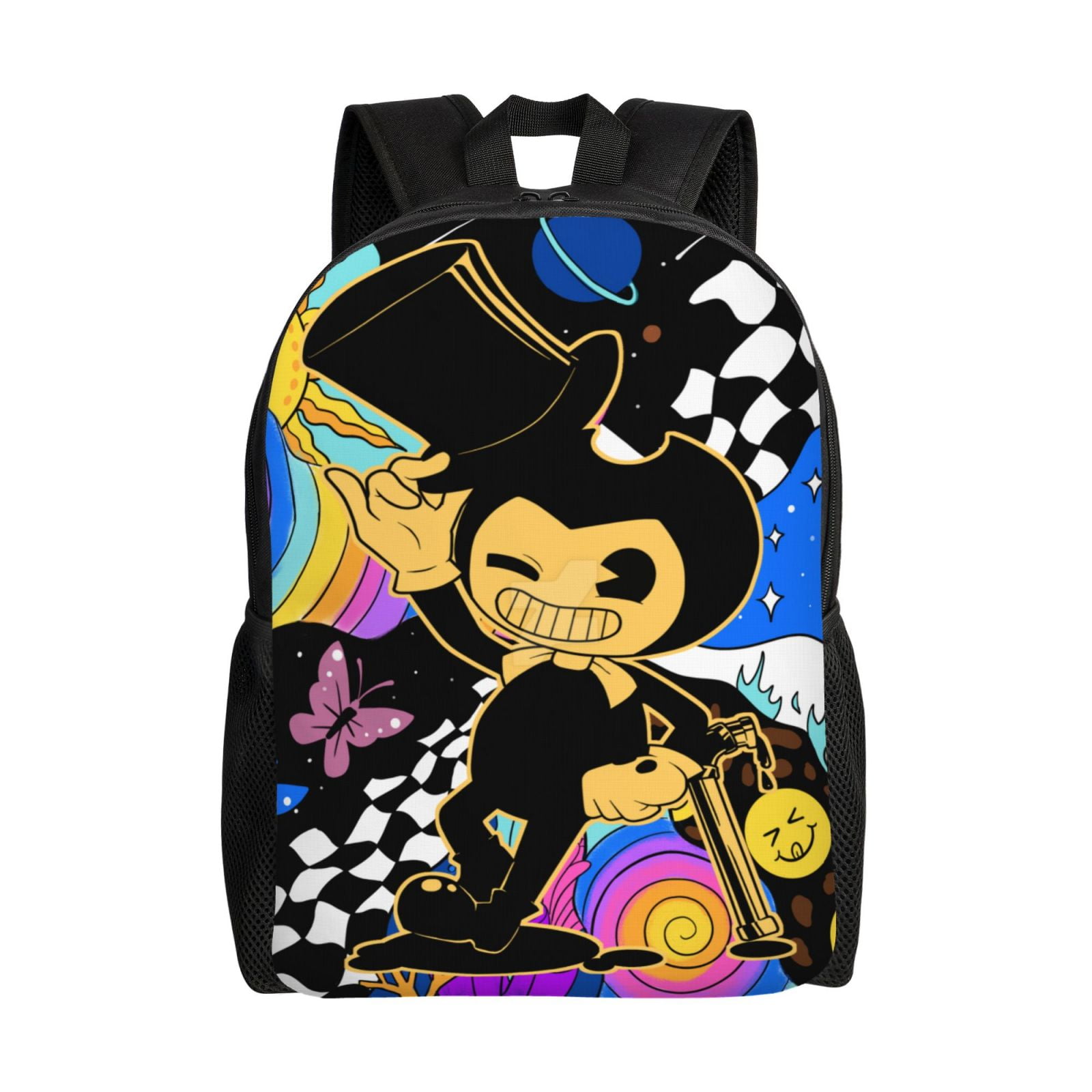 Anime Bendy And The Ink Machine Unisex Backpacks Large Capacity Travel ...