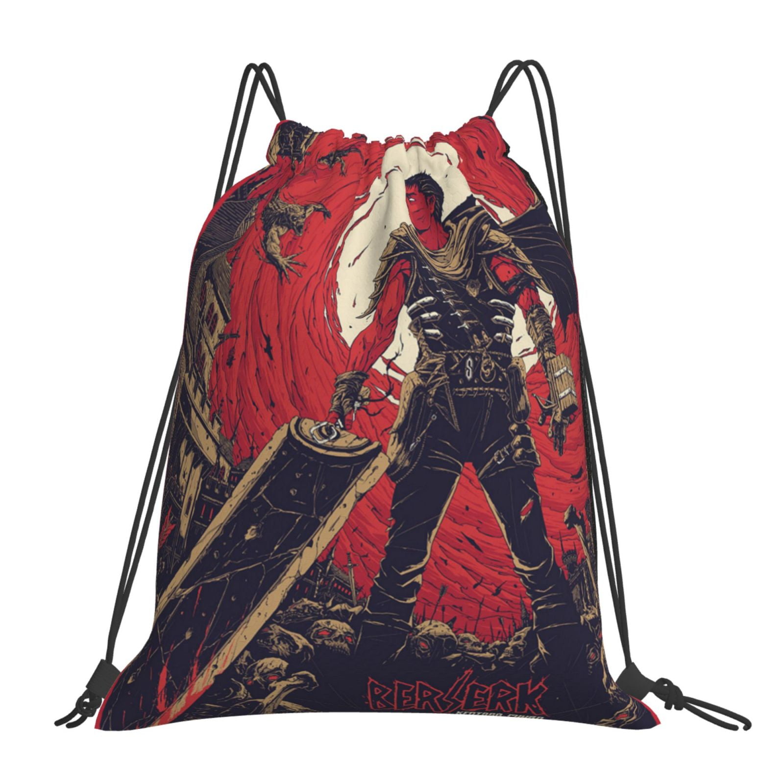 Anime Berserk Drawstring Backpack Sport Gym Bag For Yoga Swimming ...