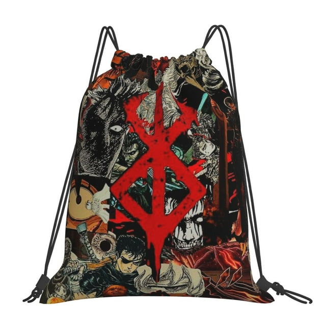 Anime Berserk Drawstring Backpack Sport Gym Bag For Yoga Swimming ...